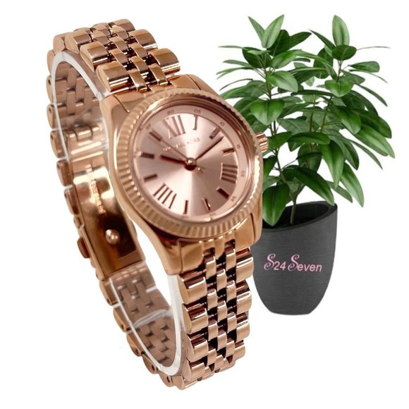 Michael Kors | Accessories | Nwt Michael Kors Lexington Petite Gold ...